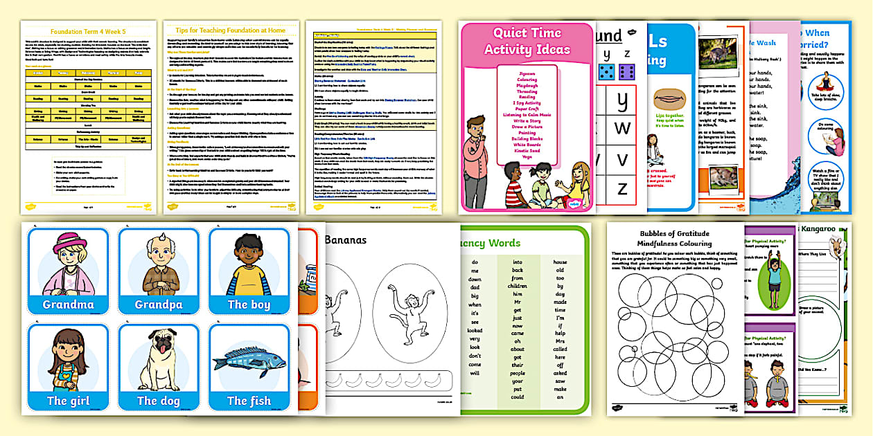 Foundation Term 4 Week 5 Remote Home Learning Pack - Twinkl