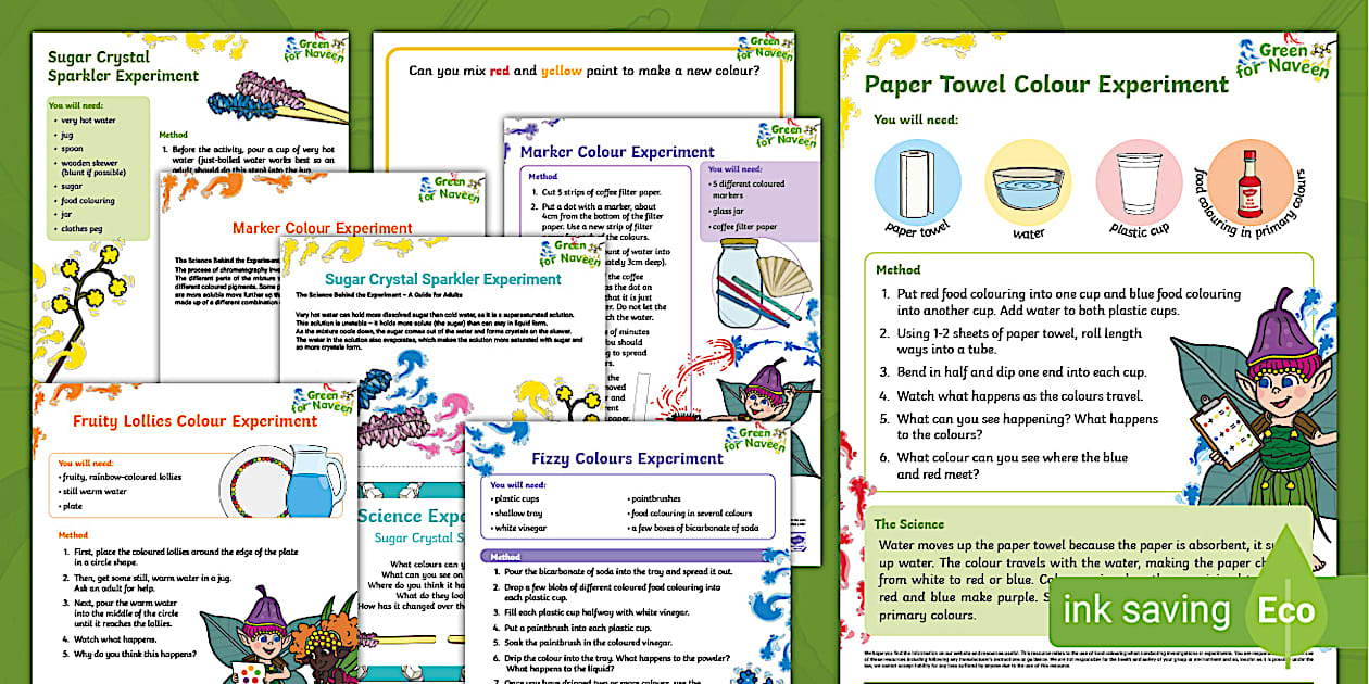 Green for Naveen - Colour Science Investigation Pack