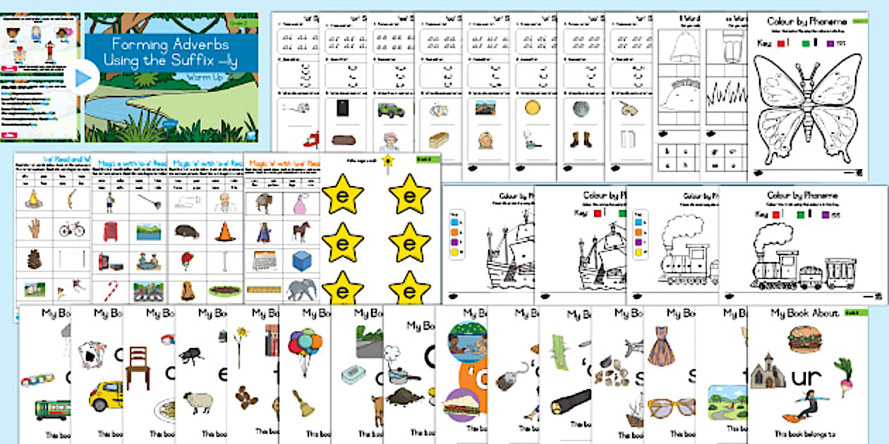Phonics Worksheets | Grade 2 | Bumper Phonics Pack