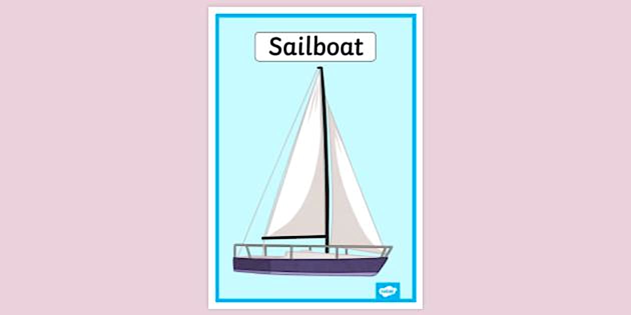 Sailboat Poster | Display Poster | Primary Resource | Twinkl