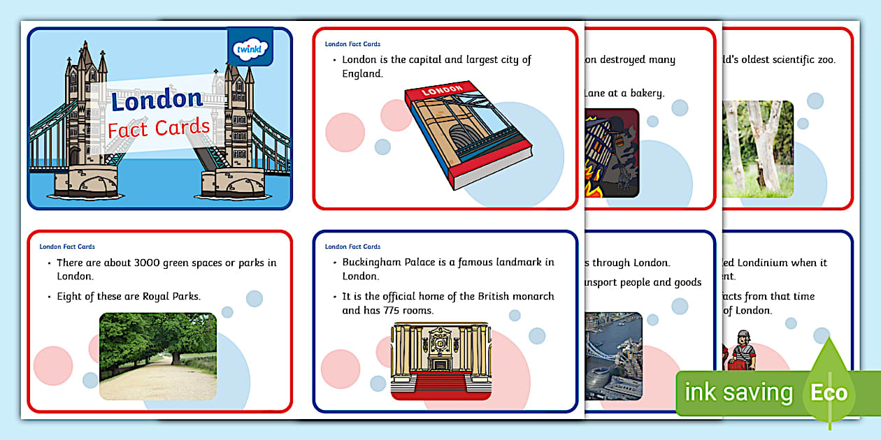 London Fact Cards - Twinkl - KS1 (teacher made) - Twinkl