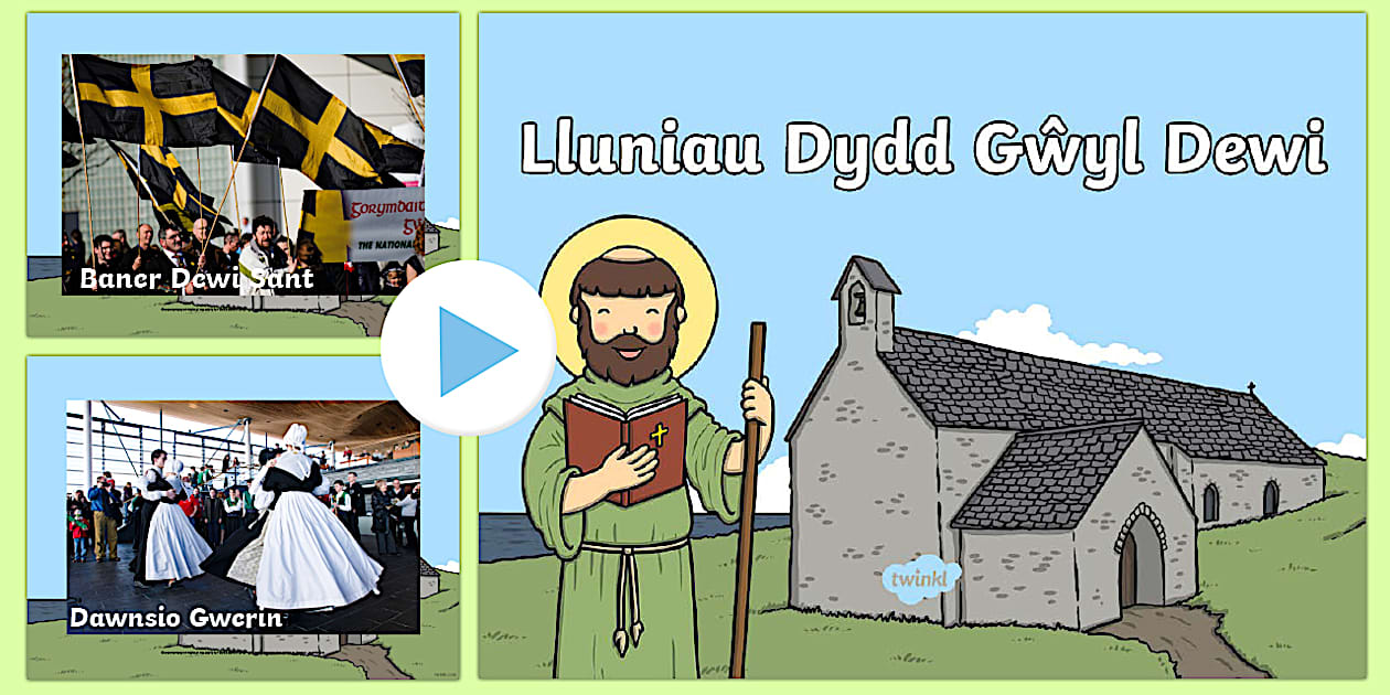 Saint David's Day Picture PowerPoint Welsh (teacher made)