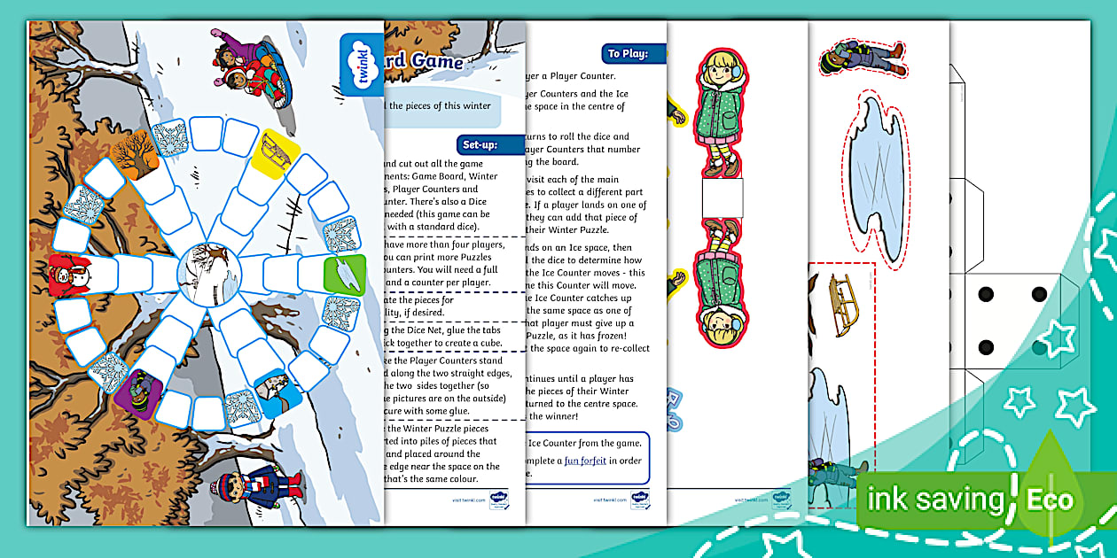 Winter Puzzle Board Game