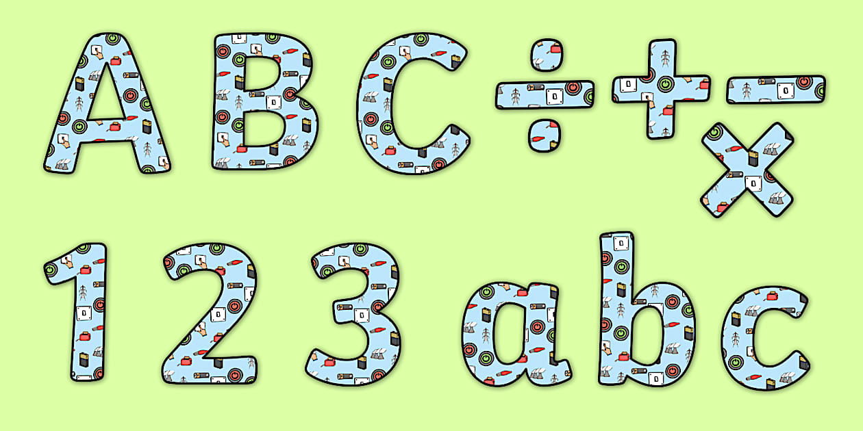 Electricity' Display Lettering (With Extra Images)