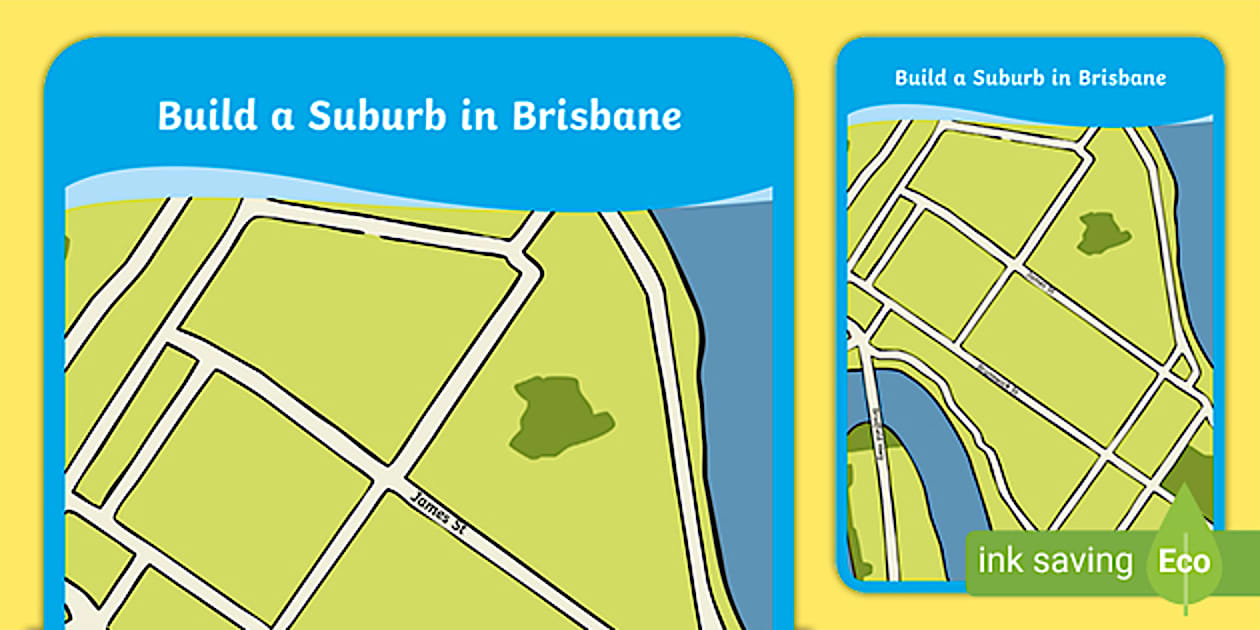 Build a Suburb in Brisbane - Twinkl