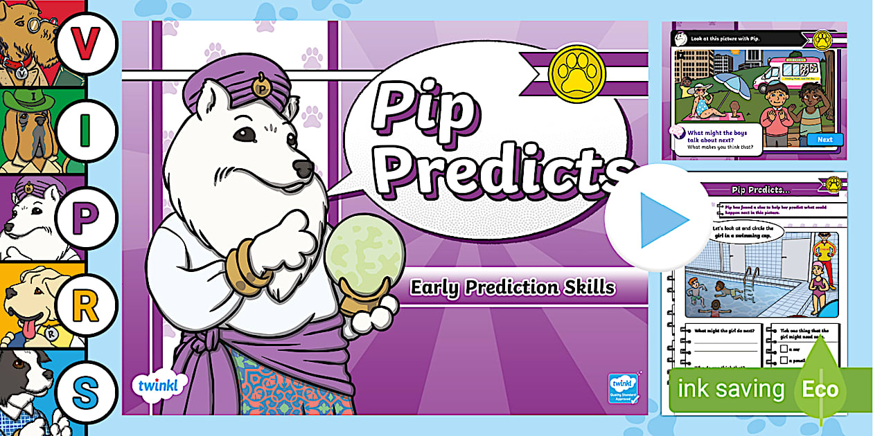 'Pip Predicts' Early Predictions Activity Pack - Twinkl