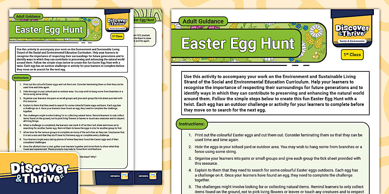 Easter Egg Hunt for Environmental Awareness