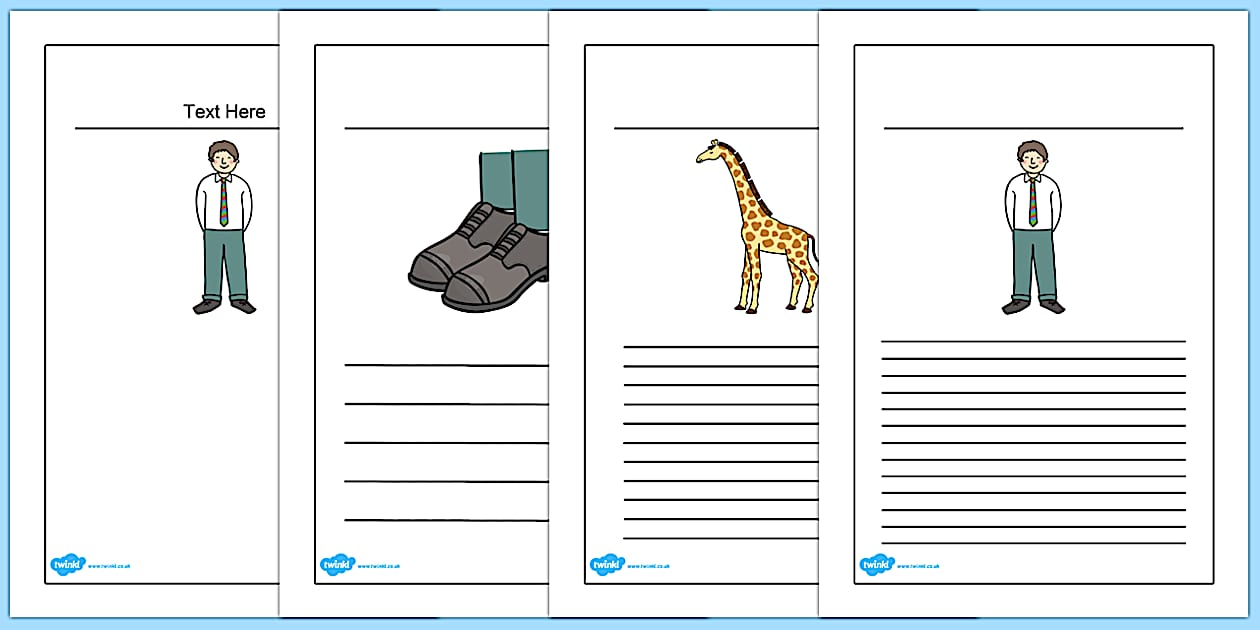 Giant Themed Writing Frames