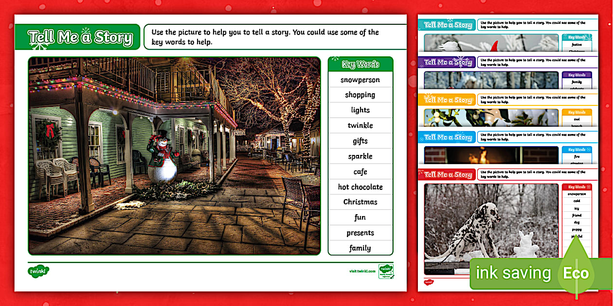 KS1 Tell Me a Christmas Story Inspiration Activity Pack