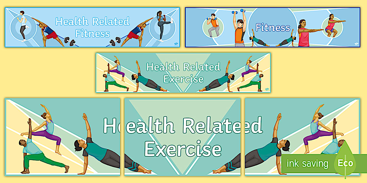 Fitness: Display Banner Pack (teacher made) - Twinkl