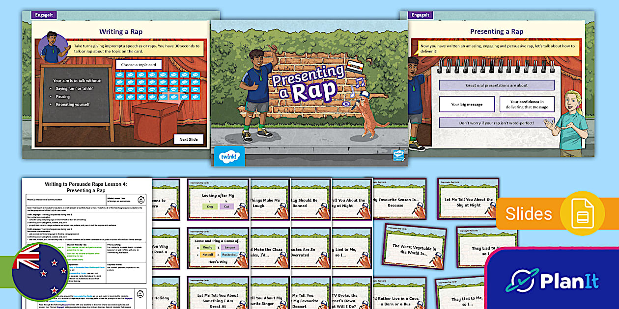 Phase 2 Writing to Persuade Raps Lesson 4: Presenting a Rap
