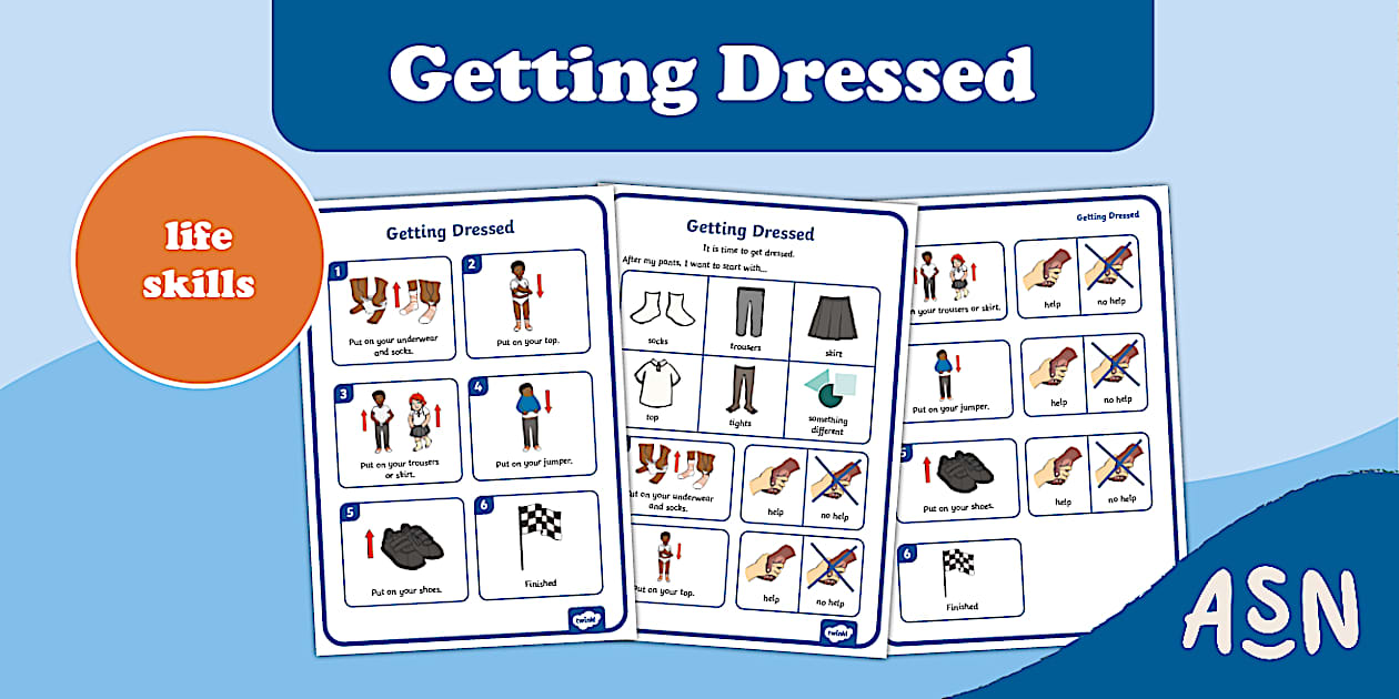 Dressing Sequencing & Choice Boards