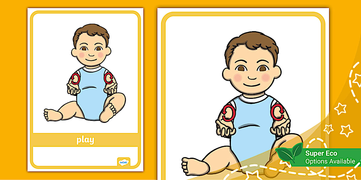 Baby Sign Poster: Play