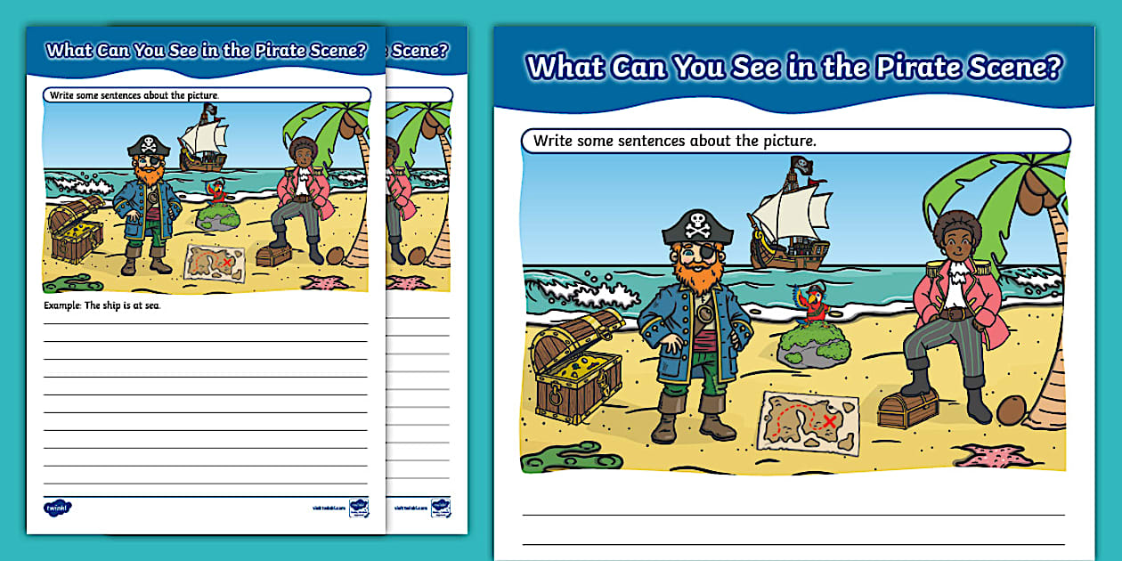 Pirate Stimulus Picture | Primary Resources - Twinkl