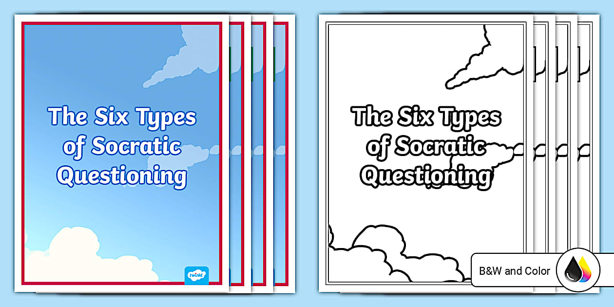 Socratic Seminar Question Posters for 6th-8th Grade - Twinkl
