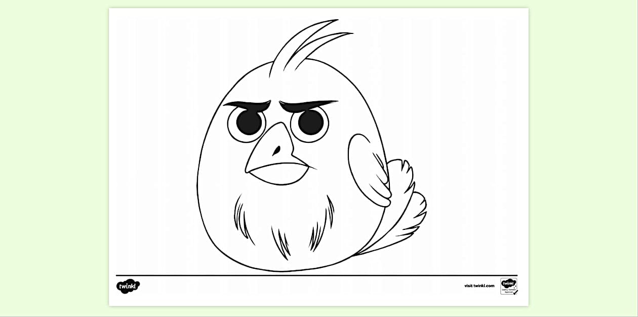 Red Colouring Sheet | Colouring Sheets - Twinkl