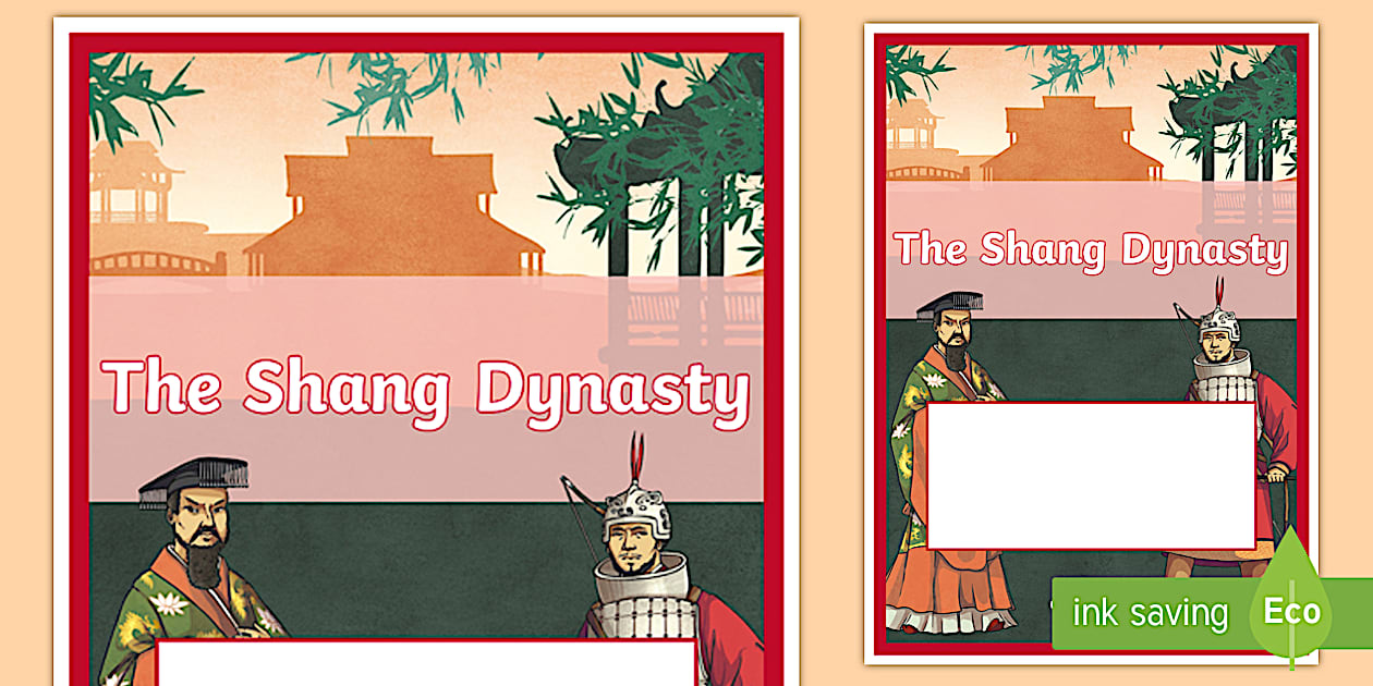 Editable The Shang Dynasty Book Cover (Hecho por educadores)