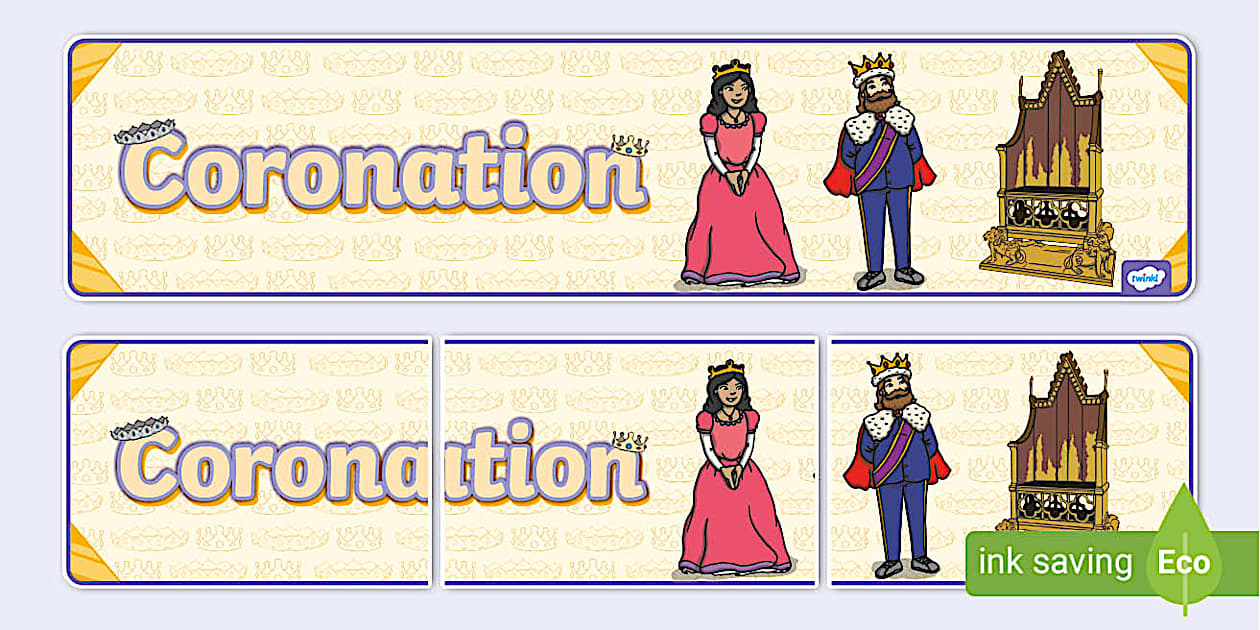 Coronation Display Banner