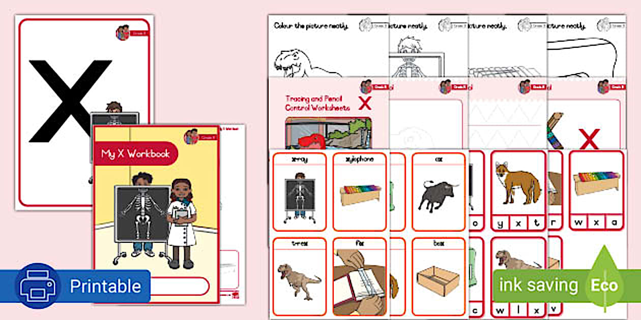Grade R Phonics Pack X (teacher made) - Twinkl