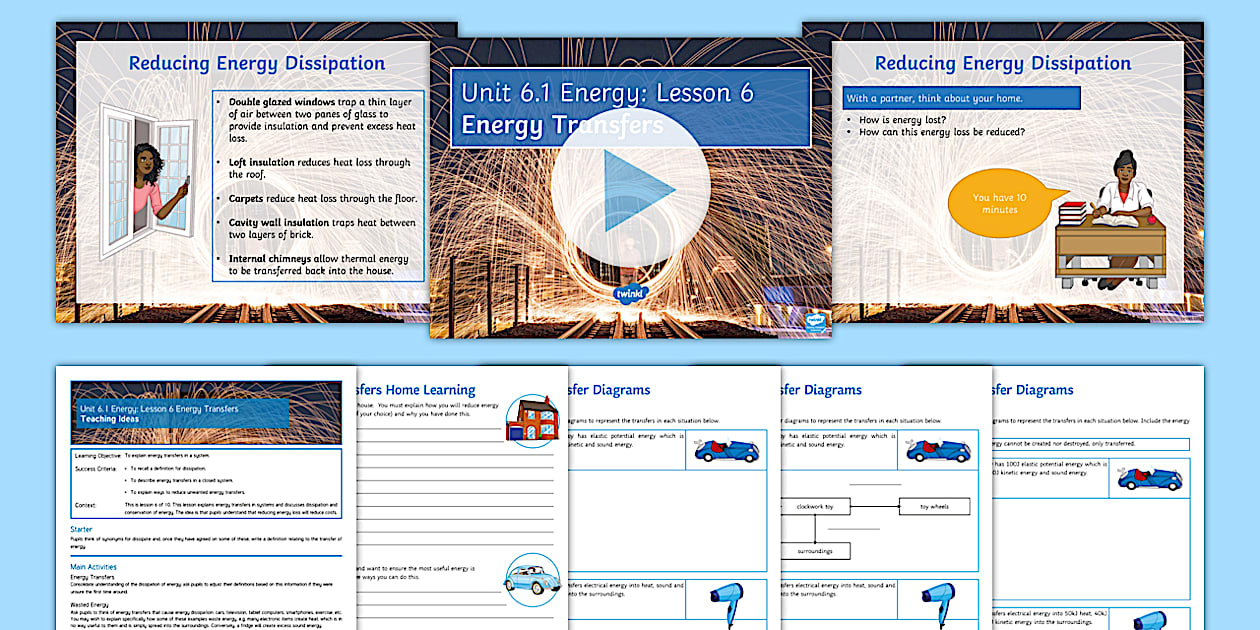 AQA Energy Lesson 6: Energy Transfers | Beyond Secondary