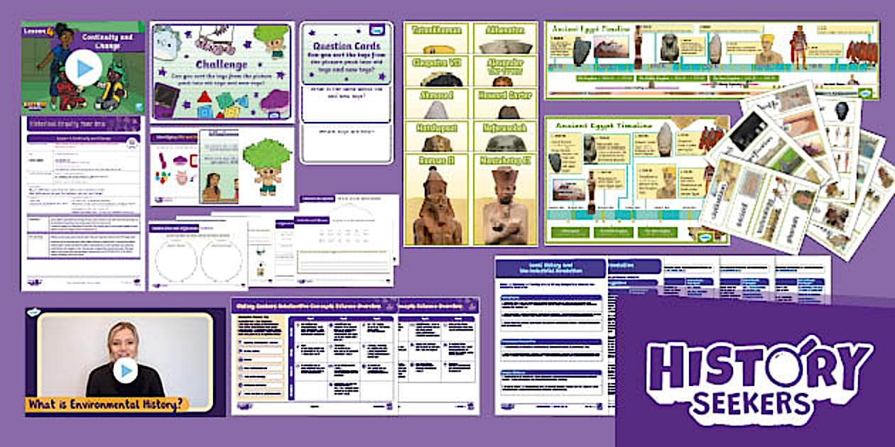 Primary History Scheme of Work Taster Pack - History Seekers