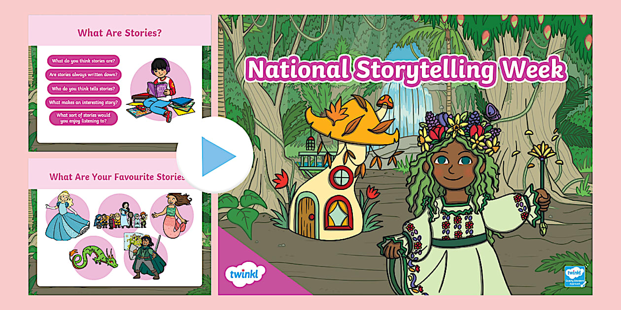 National Storytelling Week Assembly PowerPoint - Twinkl