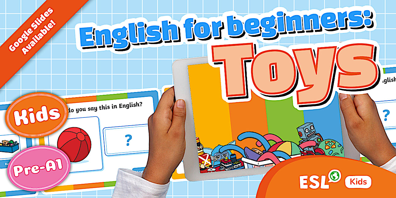 ESL Toys Vocabulary Lesson for Beginners