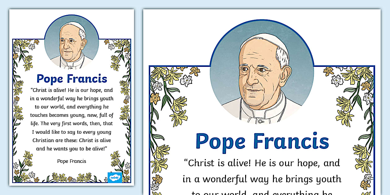 Pope Francis KS2 Display Poster