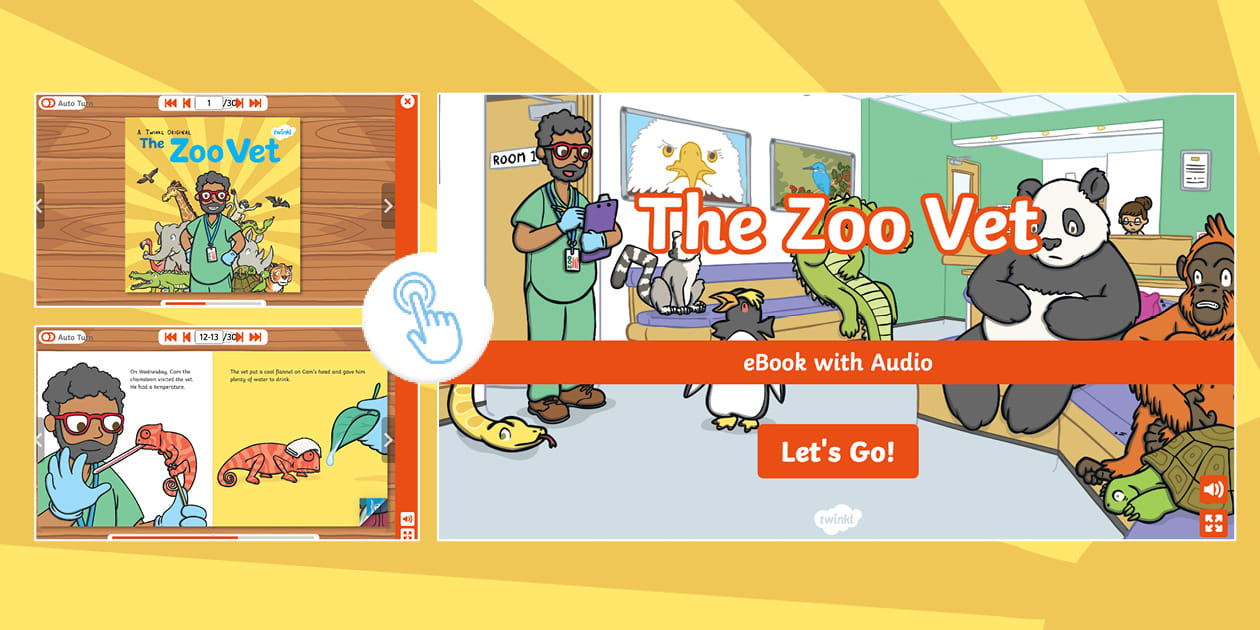 The Zoo Vet eBook with Audio - Twinkl