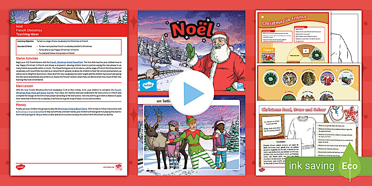👉 French: Christmas Teaching Pack