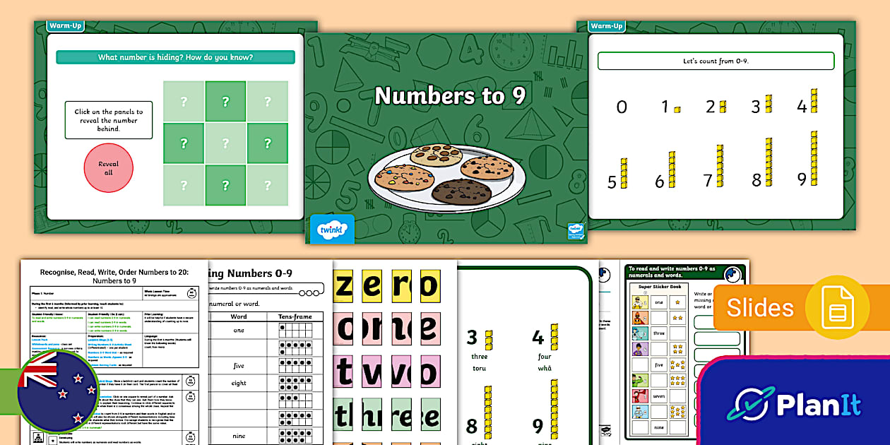 Phase 1 Number: Recognise, Read, Write, Order Numbers to 9