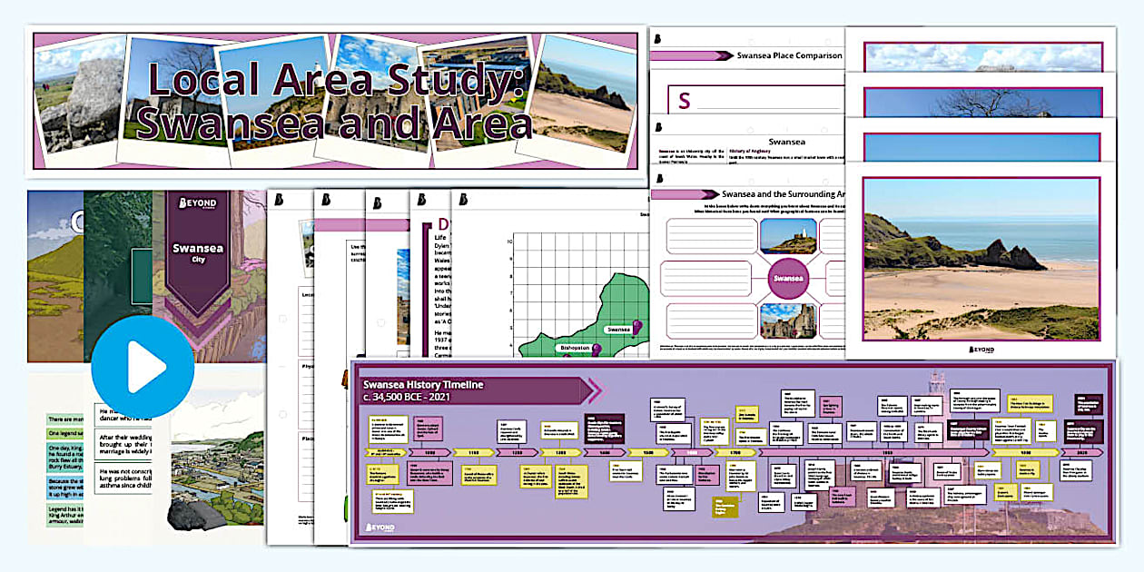 Local Study Swansea and Surrounding Area (Teacher-Made)