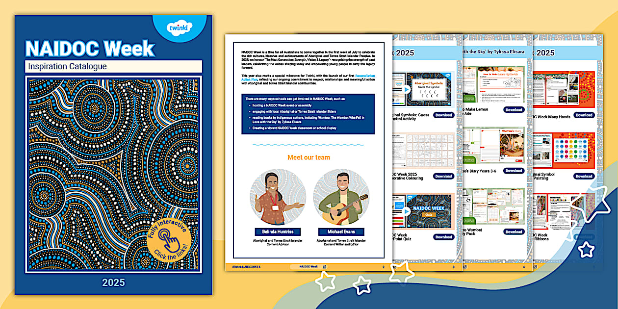 FREE! - NAIDOC Activities Catalogue | Twinkl Australia