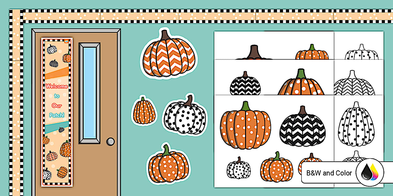 Welcome to Our Patch! Theme Door Decorating Pack