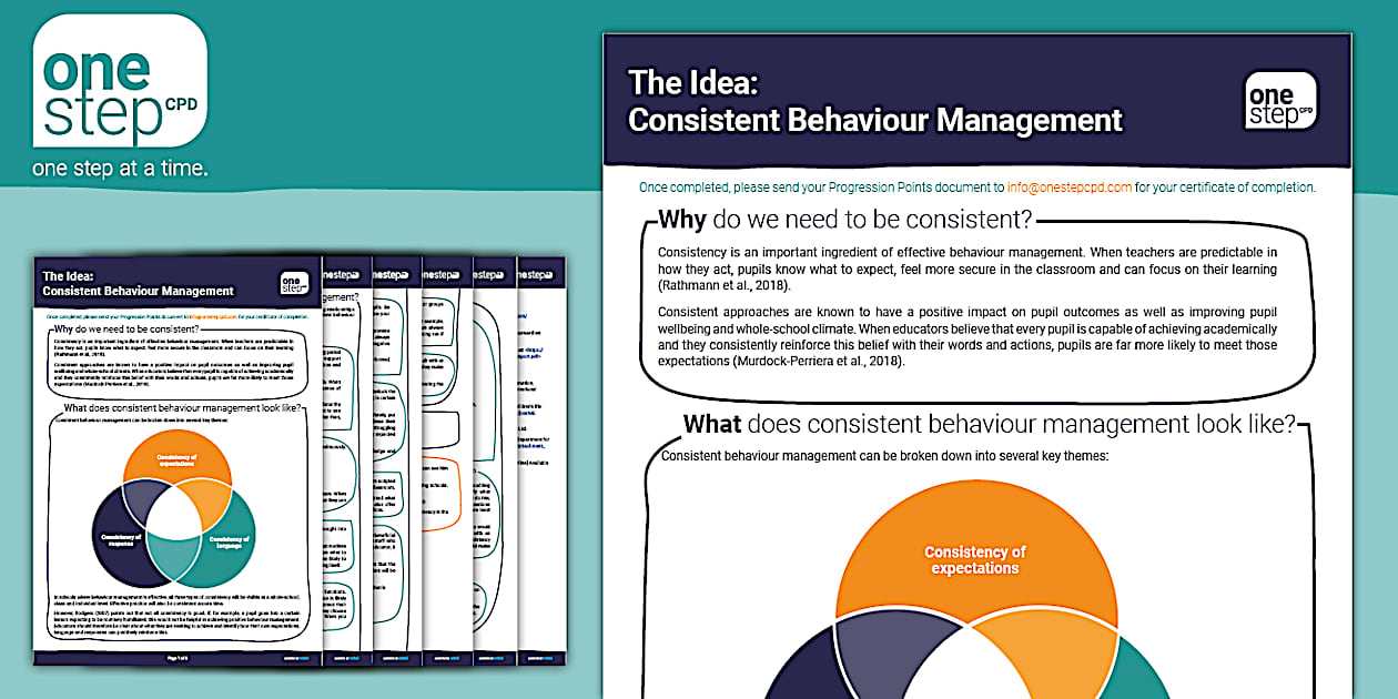 CPD: Behaviour Management Strategies | Primary school