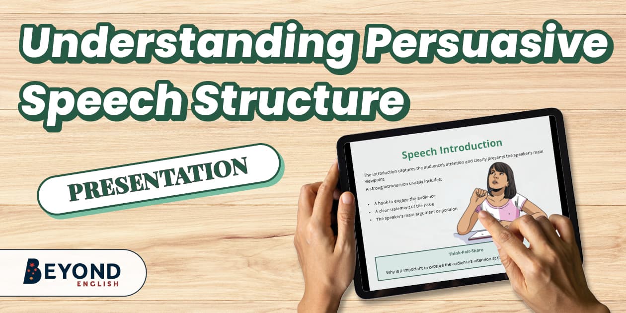 Understanding Persuasive Speech Structure Presentation