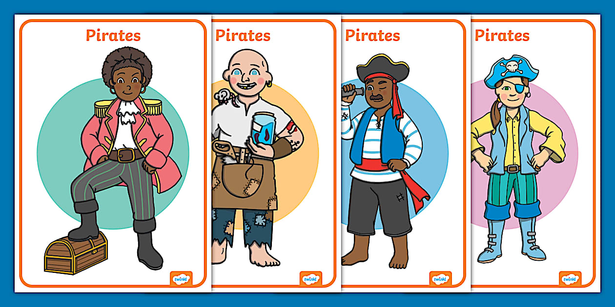 Pirates Display Posters (teacher made) - Twinkl