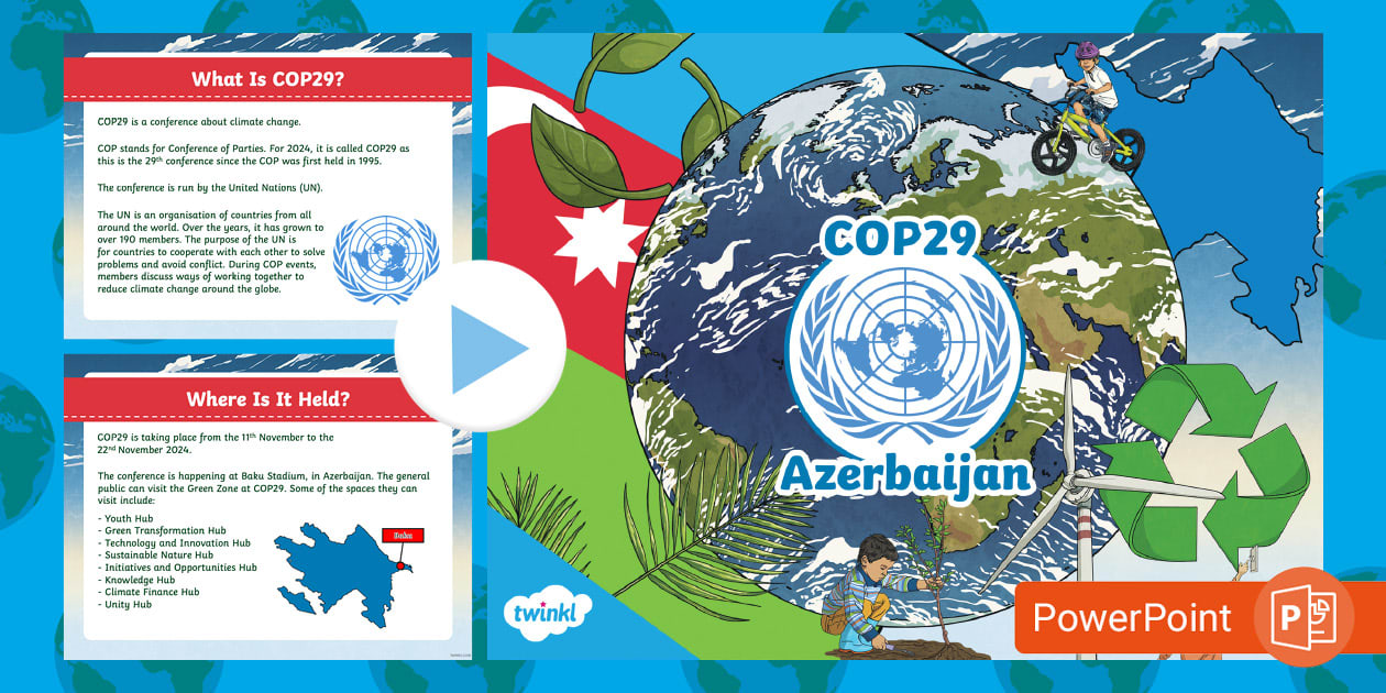 COP29 PowerPoint Upper Primary (teacher made) - Twinkl