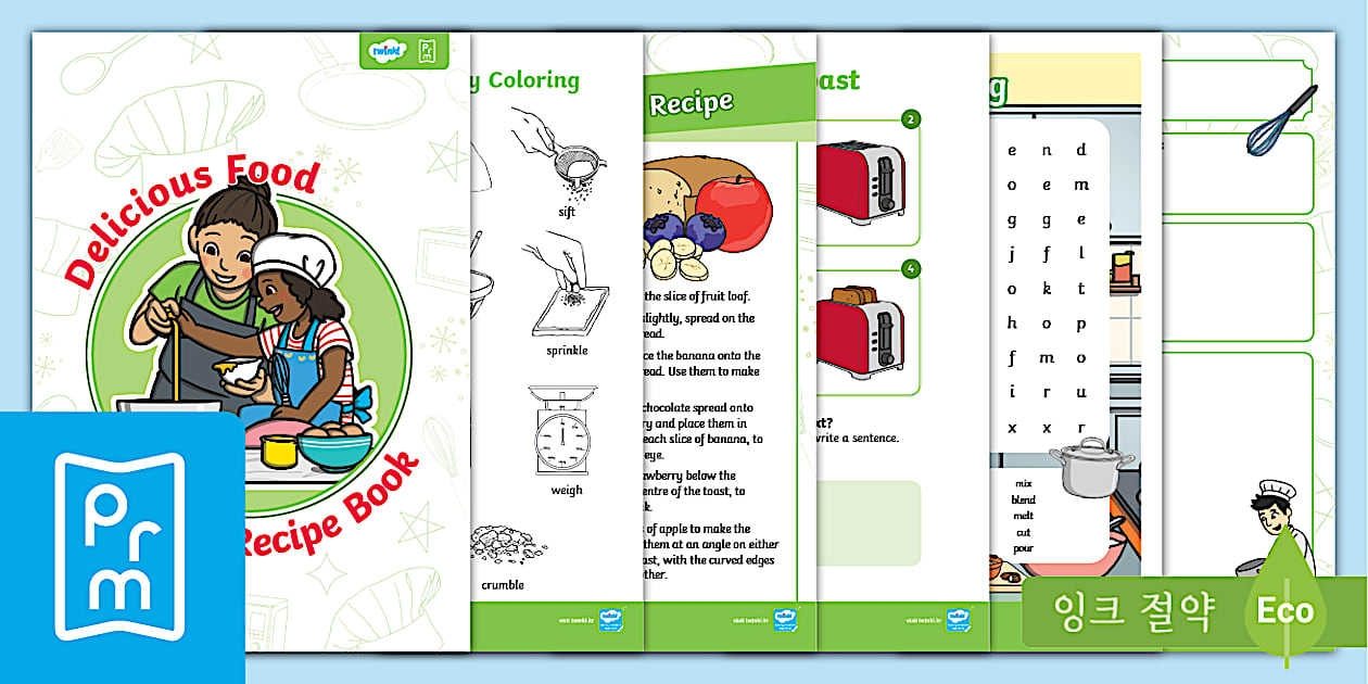 PRM: Delicious Food Recipe Booklet (Teacher-Made) - Twinkl