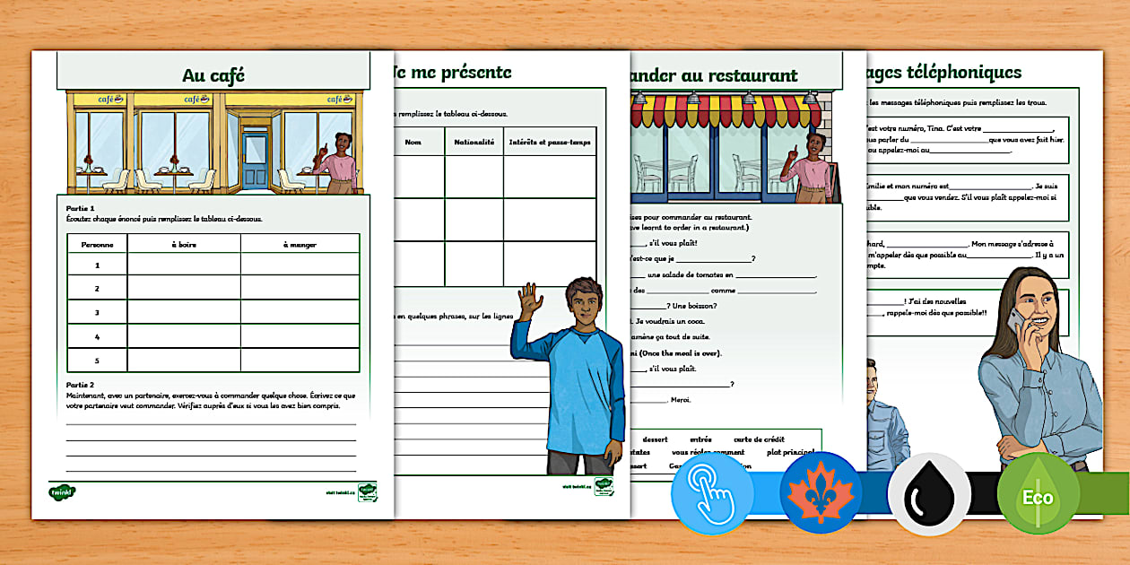 French Listening Activity Pack (teacher made) - Twinkl