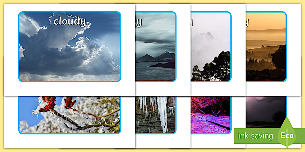 Weather Display Photos (Teacher-Made) - Twinkl