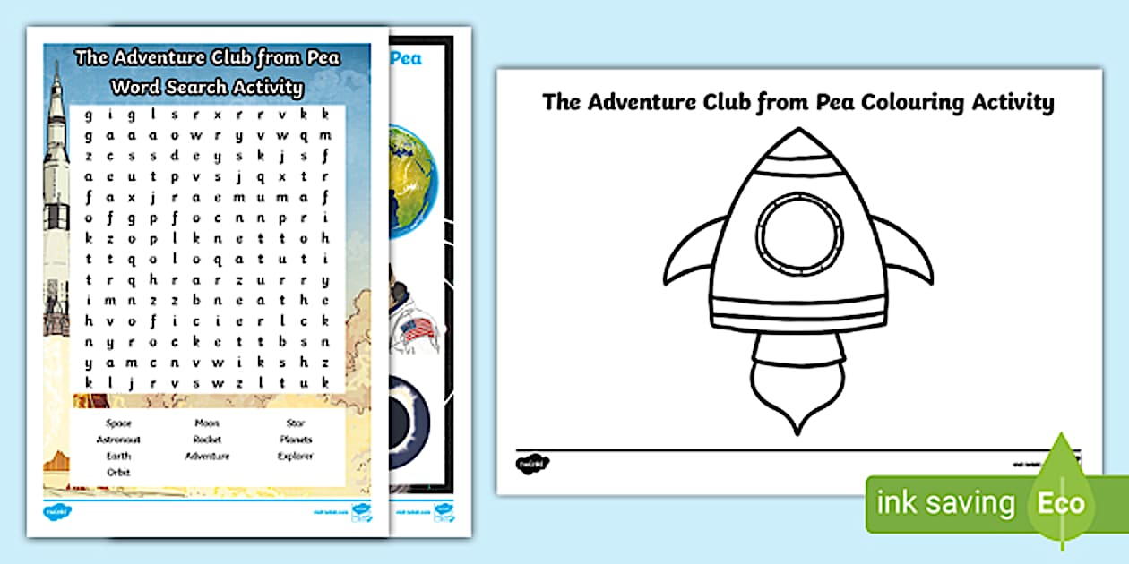 The Adventure Club from Pea Activity Pack - Fun Activities