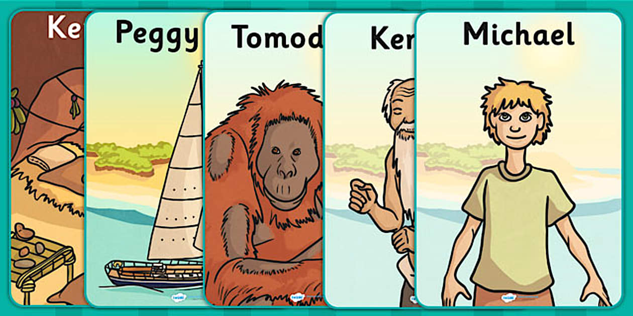 Kensuke's Kingdom Display Posters - Twinkl