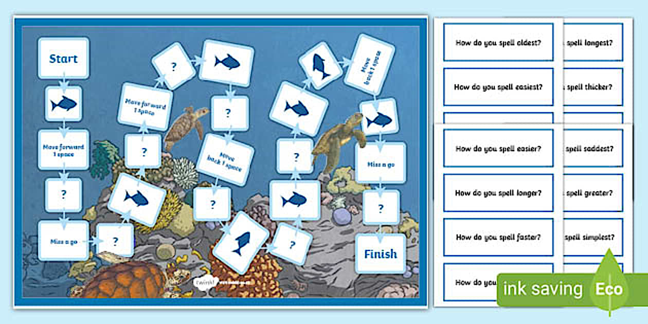 Degrees of Comparisons Board Game (teacher made) - Twinkl