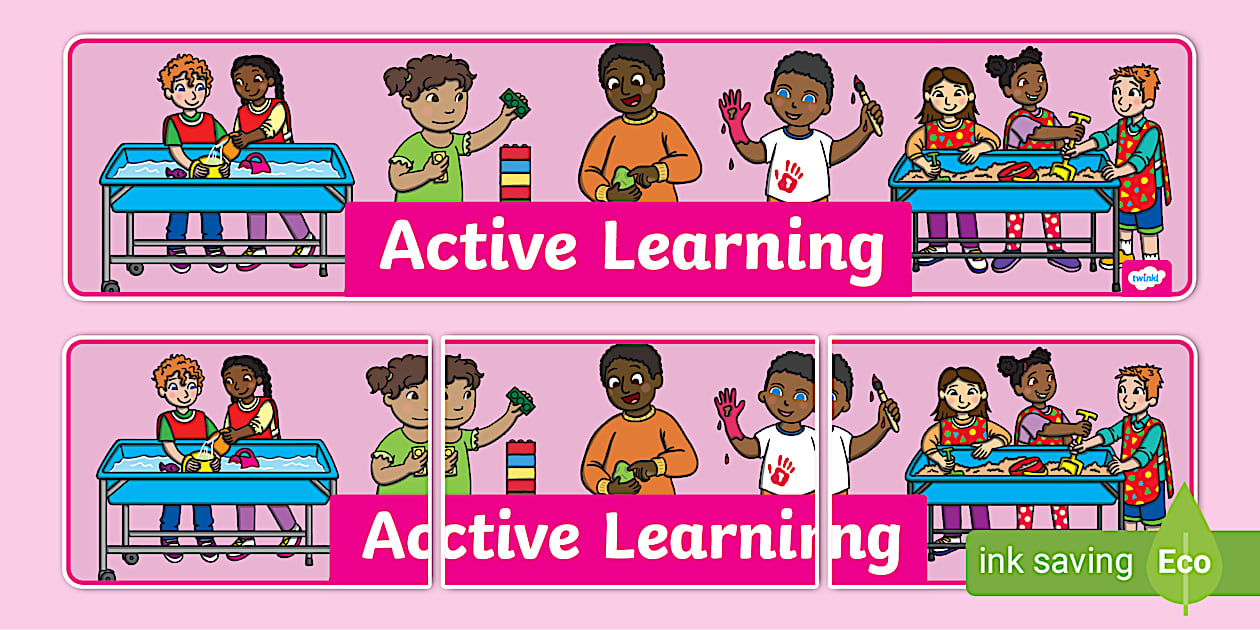 Active Learning Display Banner (teacher made) - Twinkl
