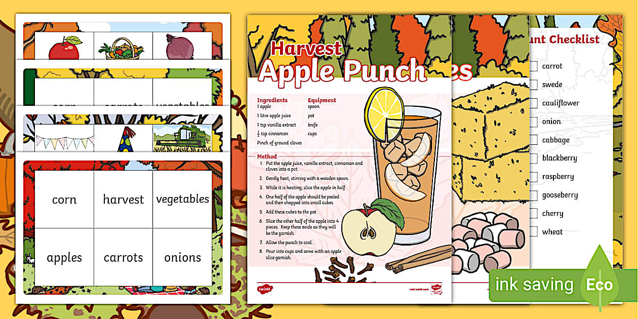 Fun Harvest Activities Resource Pack