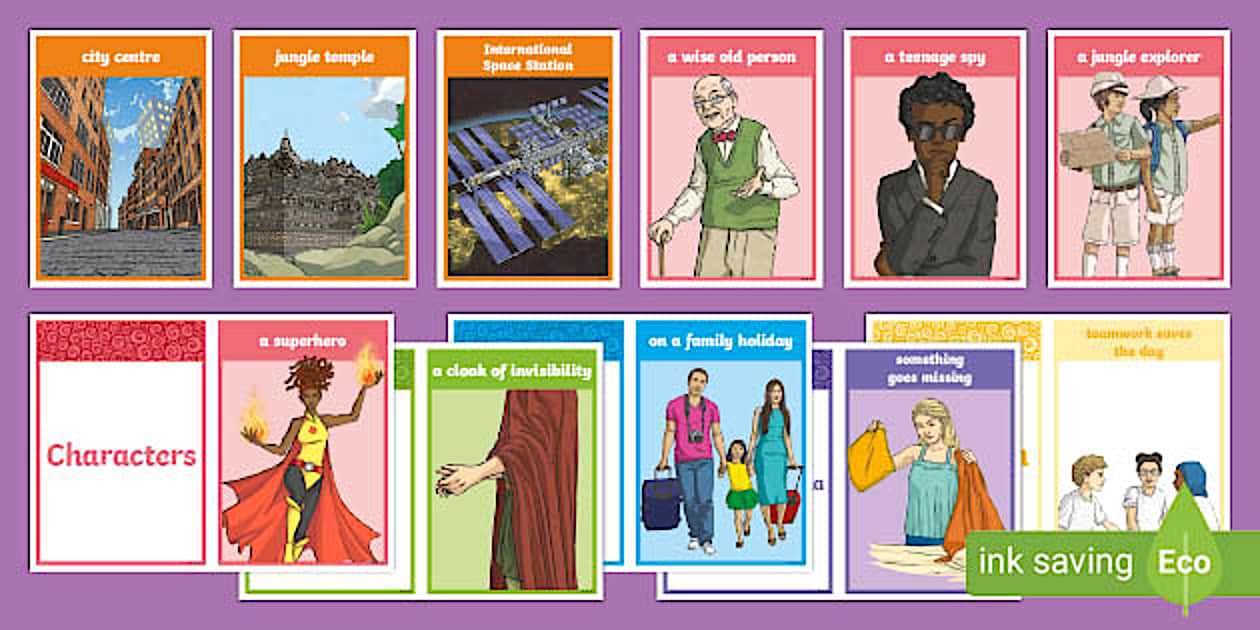 KS2 Story-Writing Display Cards - Storytelling Cards