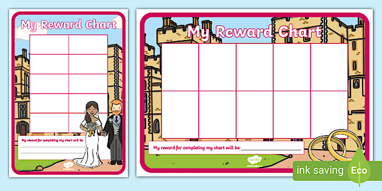 Wedding Ten-Frame Sticker Reward Charts - Twinkl