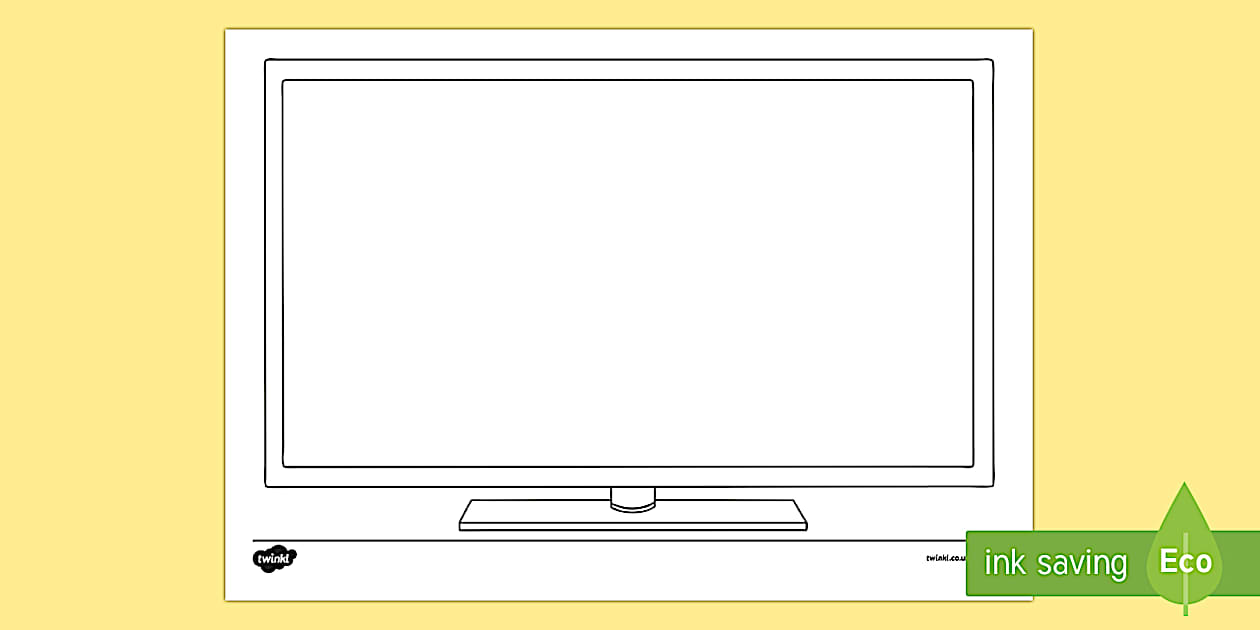 Editable Doodle Draft Television Worksheet (professor feito)