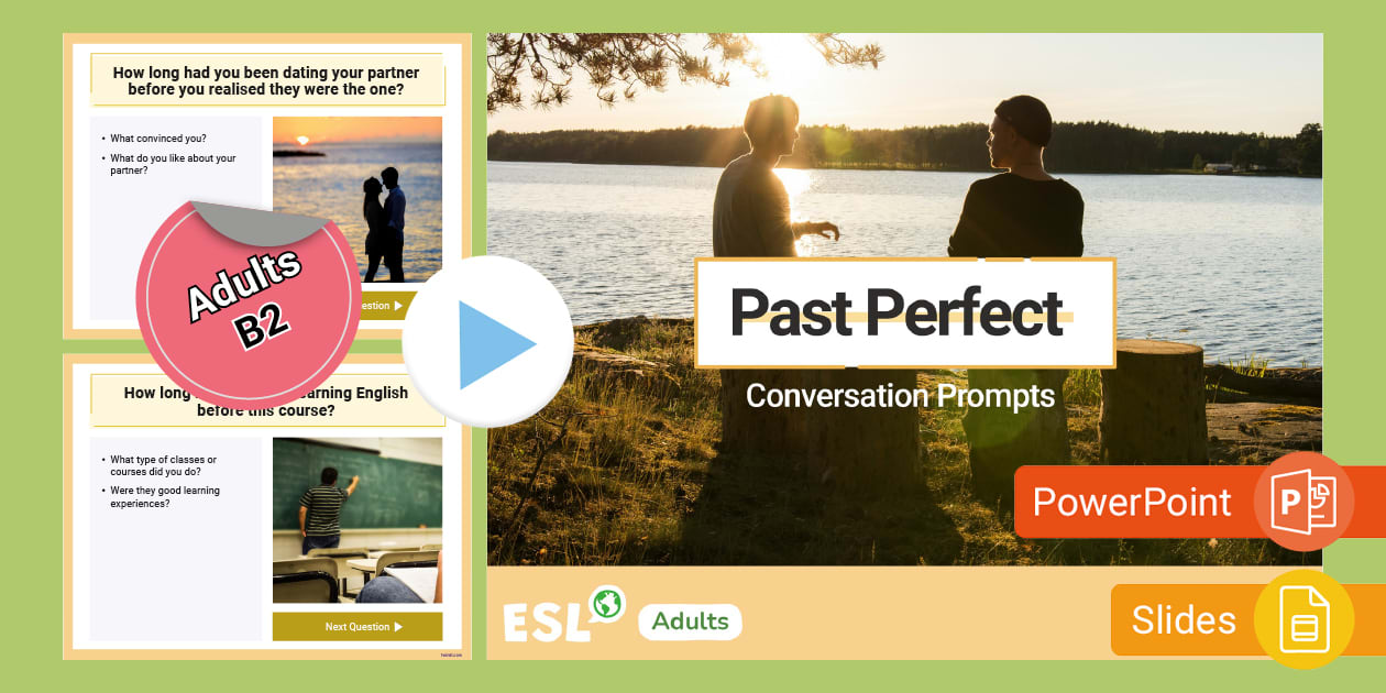 Past Perfect Conversation Prompts [Adults, B2]